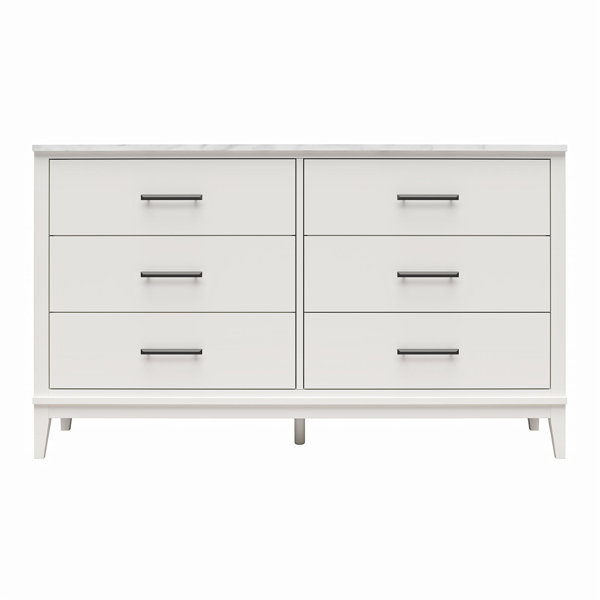 Ameriwood Alatea 6 Drawer Dresser And Reviews Perigold